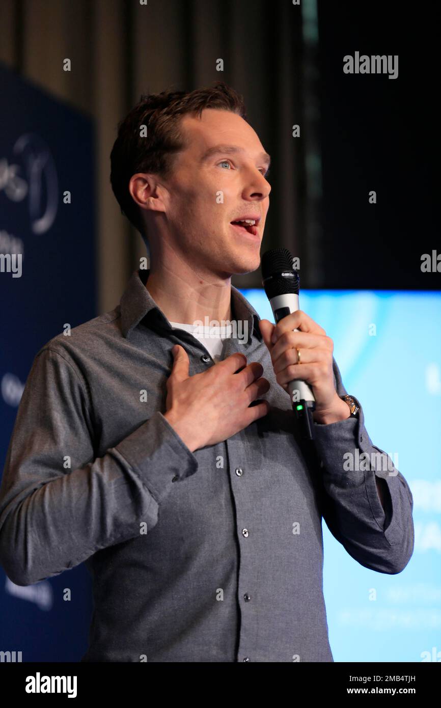 Benedict Timothy Carlton Cumberbatch, CBE, British actor, as host Host ...