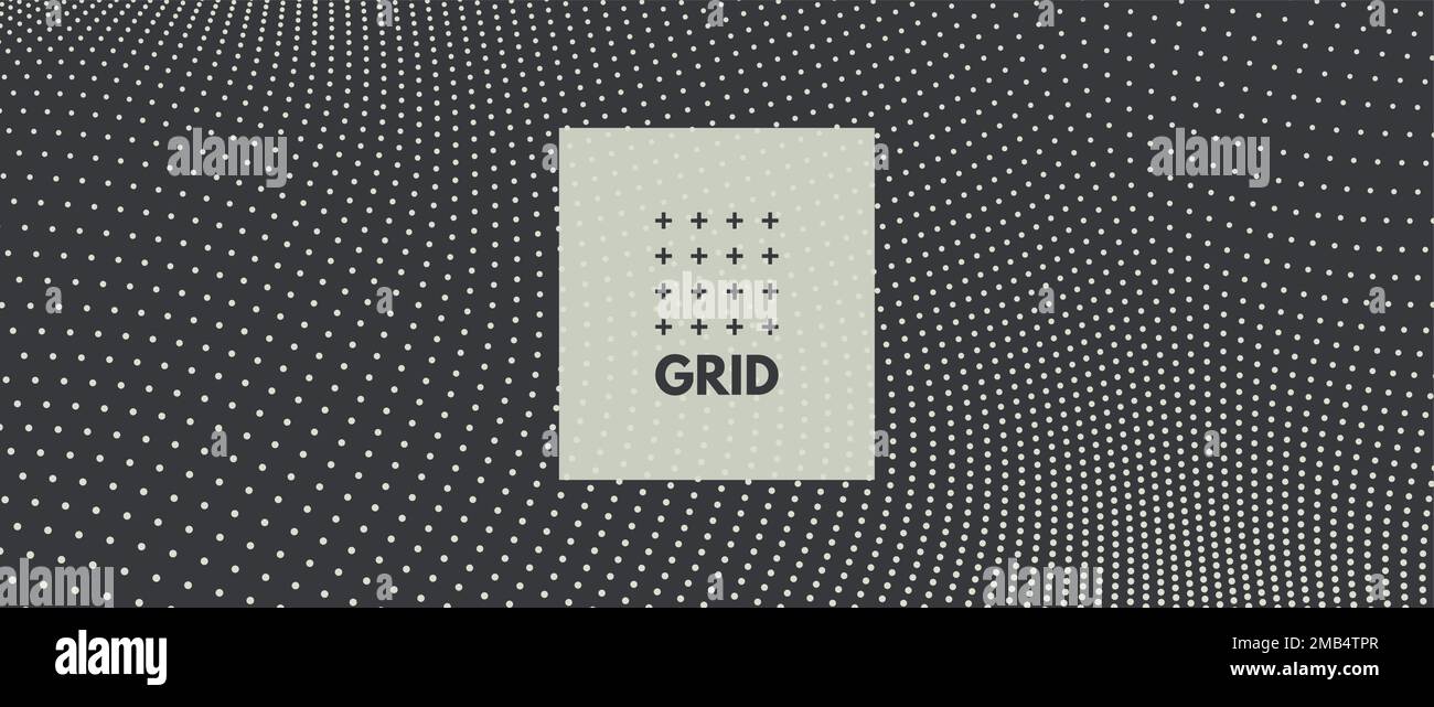 Abstract Science Or Technology Background Graphic Design Network Illustration 3d Grid Surface