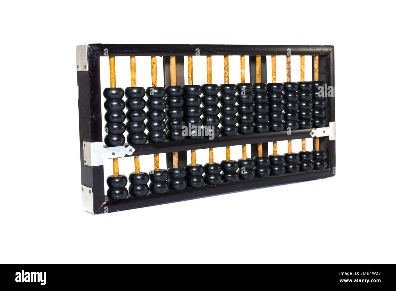 asian abacus isolated on white Stock Photo - Alamy