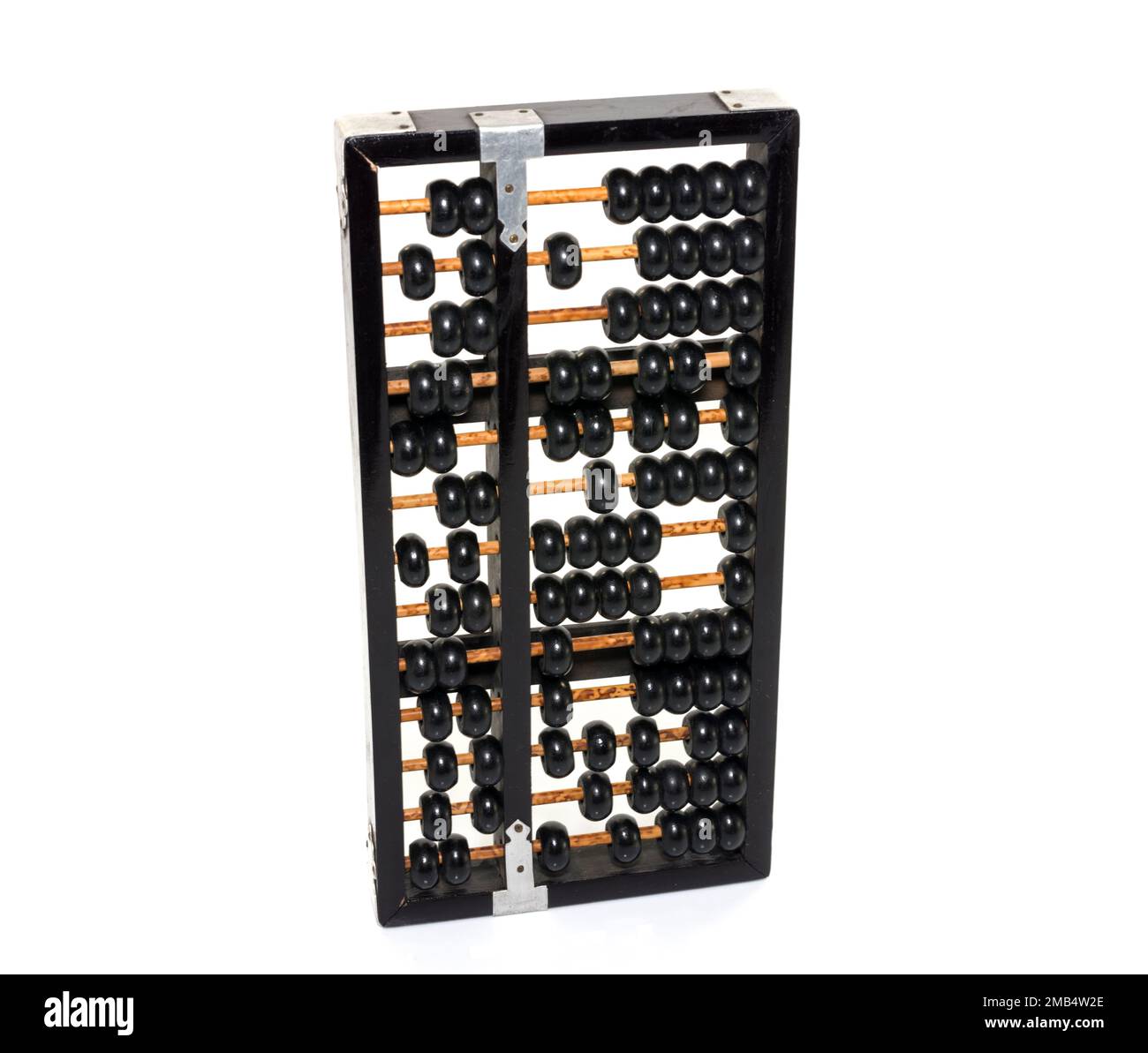 asian abacus isolated on white Stock Photo - Alamy