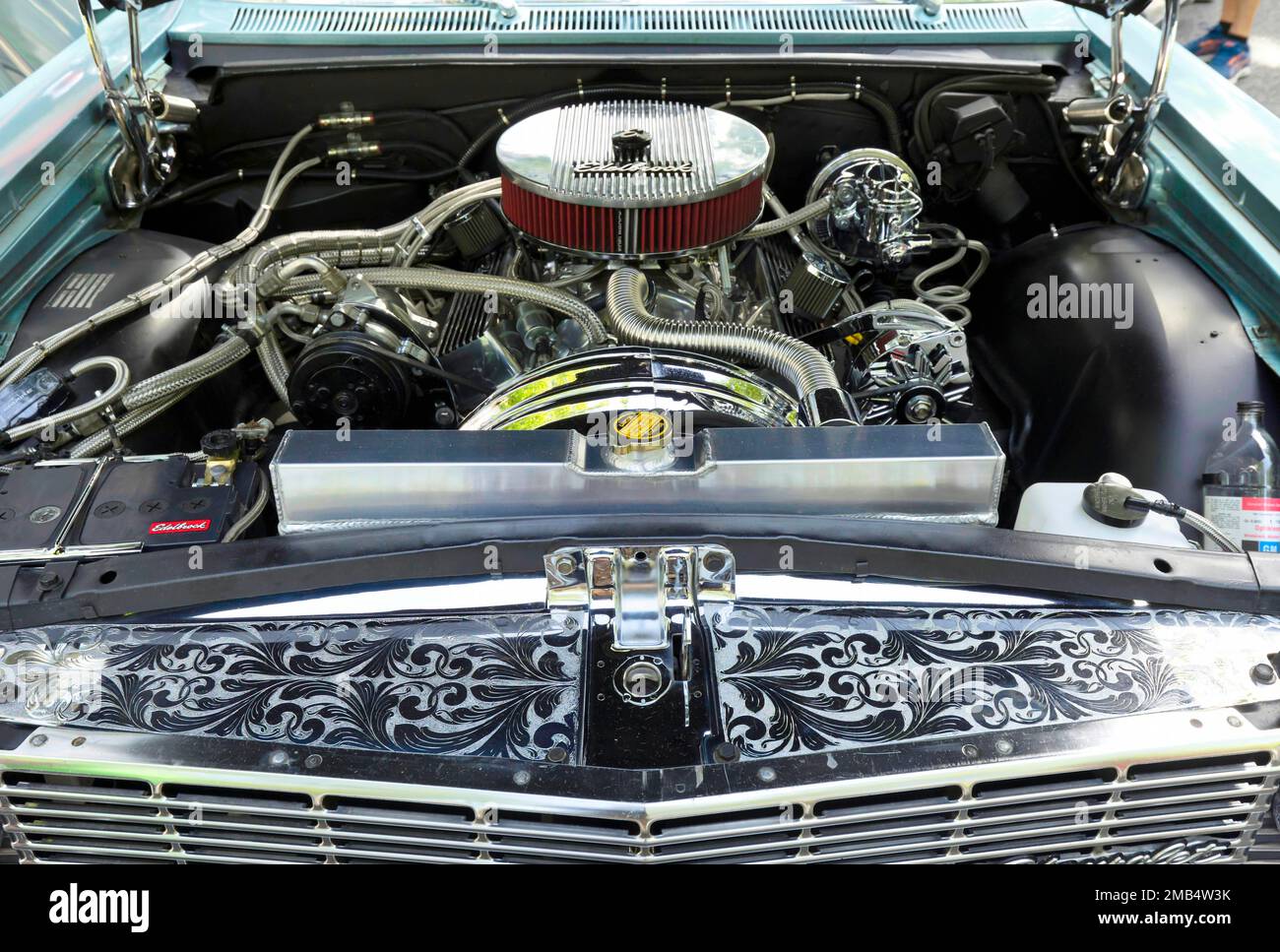 Engine by Edelbrock, Classic Days Berlin, Berlin, Germany Stock Photo ...