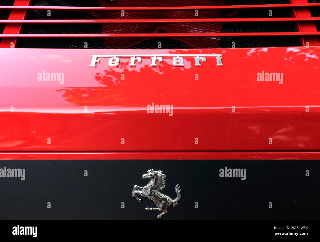 Ferrari Logo, Classic Days Berlin, Berlin, Germany Stock Photo - Alamy