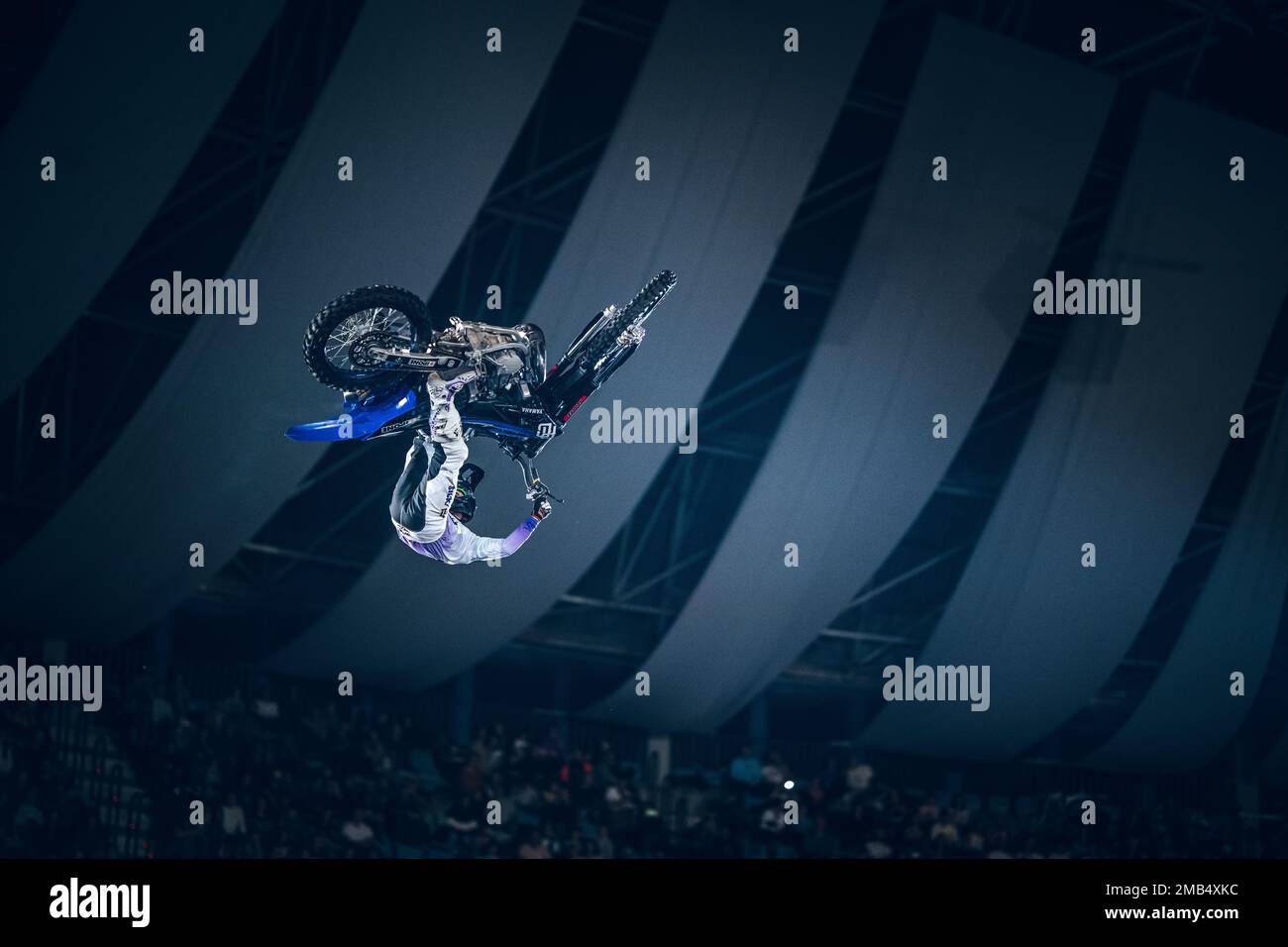David Rinaldo participating in a Freestyle event in Spain Stock Photo ...