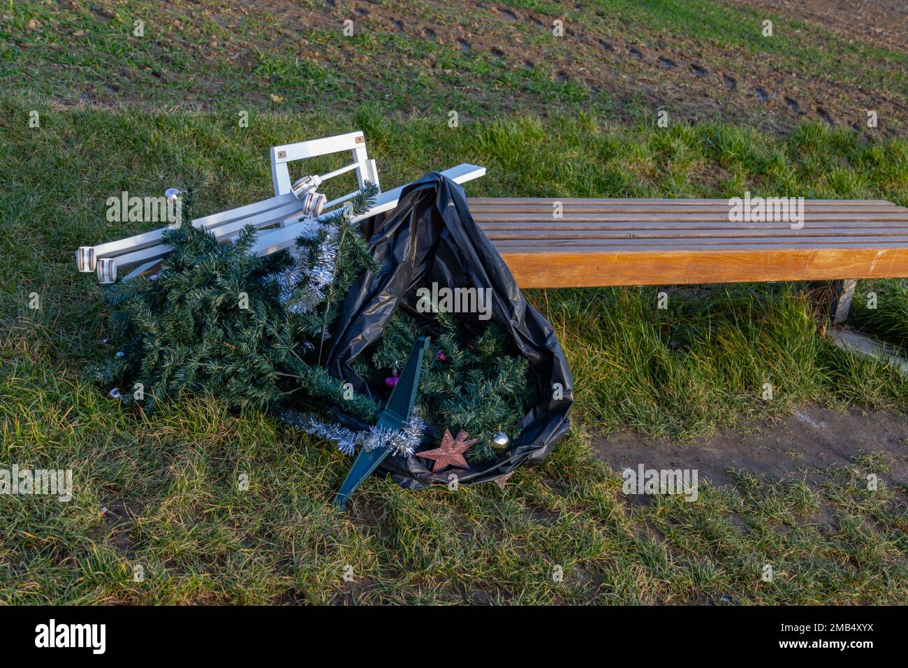 Plastic pollution tree hi-res stock photography and images - Alamy