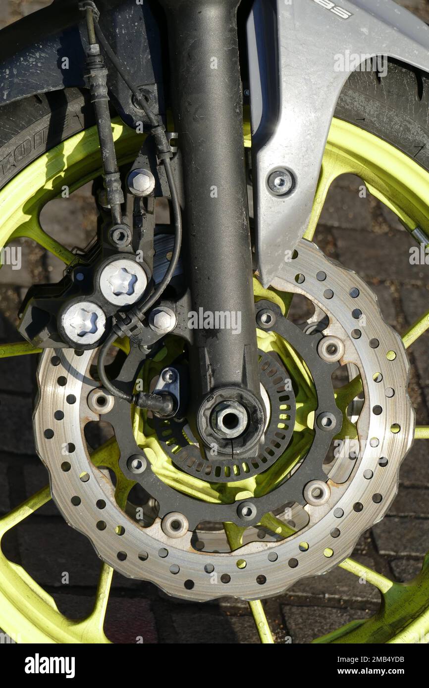 Gear shift or hub shift on a bicycle, Germany Stock Photo - Alamy
