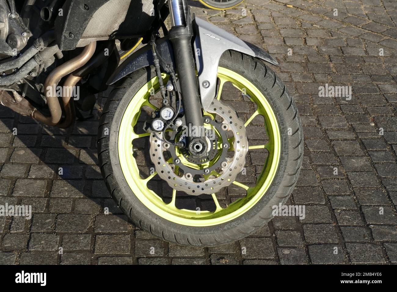 Gear shift or hub shift on a bicycle, Germany Stock Photo - Alamy