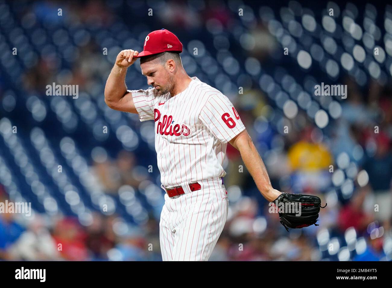 Philadelphia Phillies' Andrew Bellatti plays during a baseball game ...