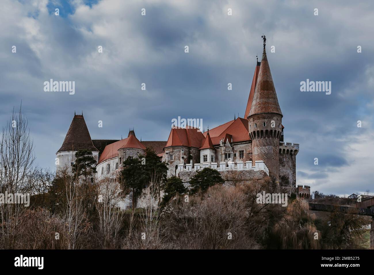 Corvin or Hunyadi Castle in Hunedoara Transylvania Stock Photo - Alamy