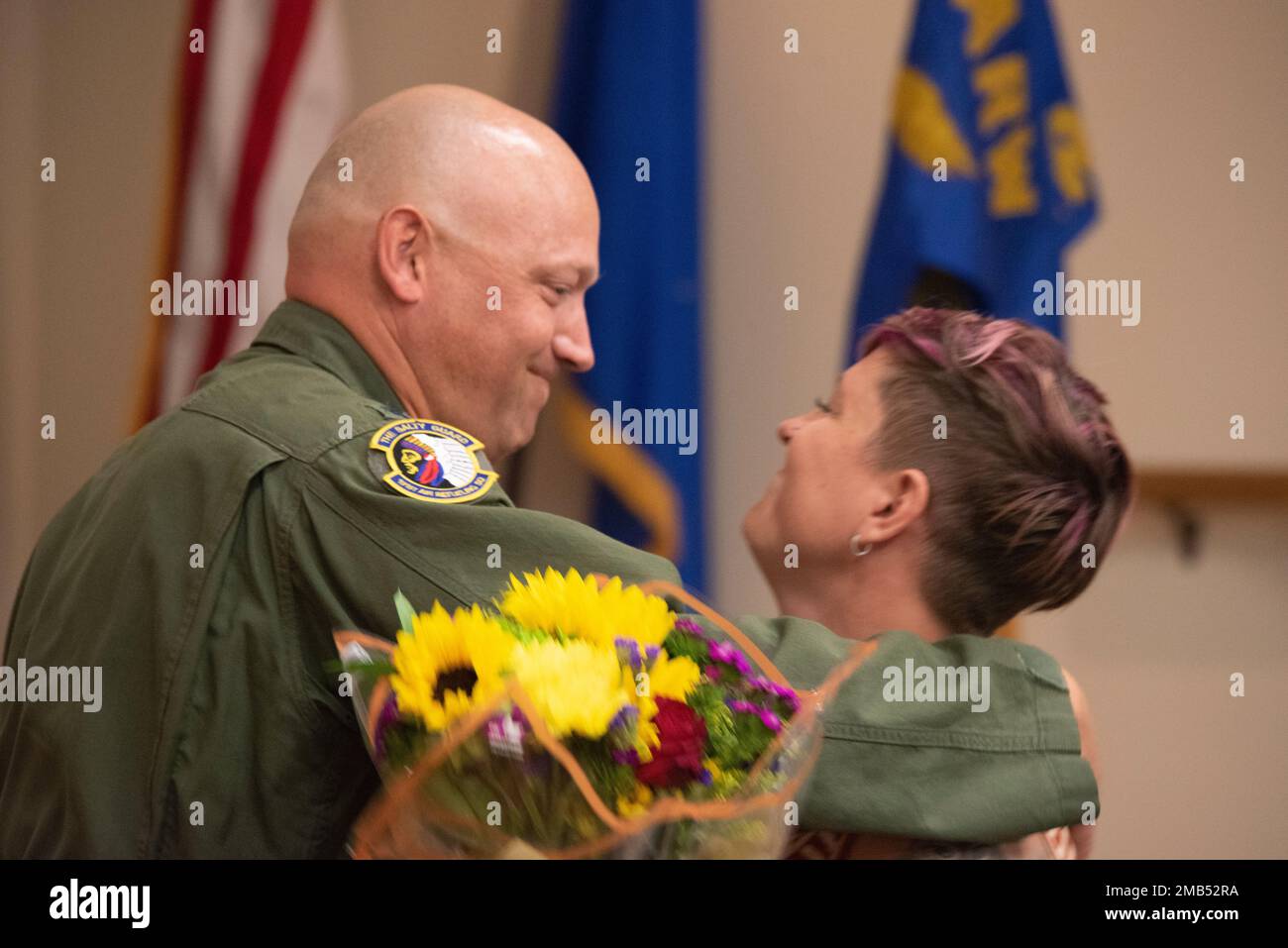 U.S. Air Force Lt. Col. Jacob C. Johnson, incoming commander, 191st Air ...