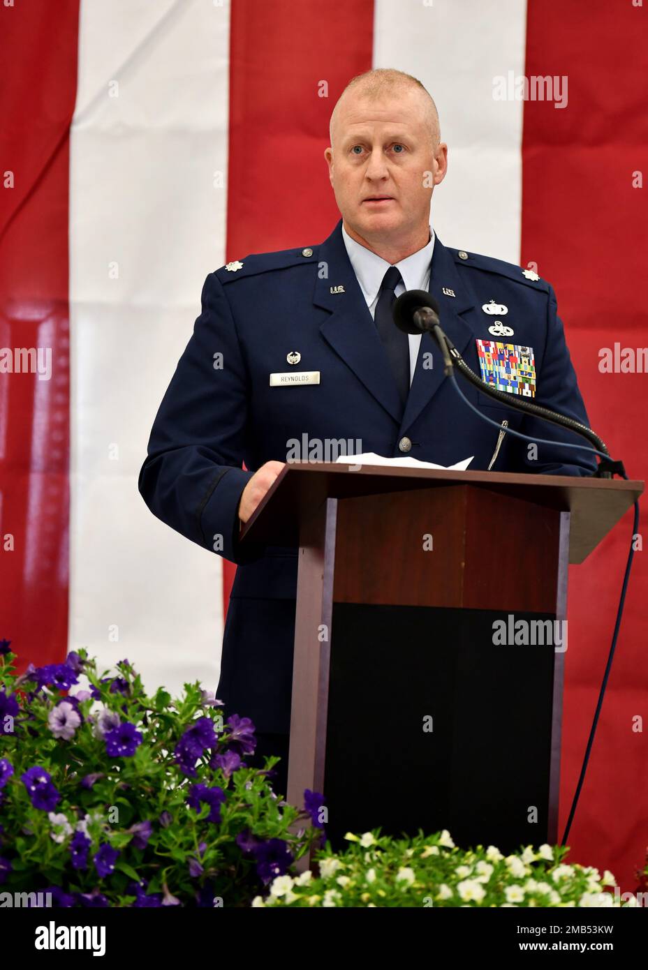 U.S. Air Force Lt. Col. Steve Reynolds, 104 Fighter Wing Maintenance ...