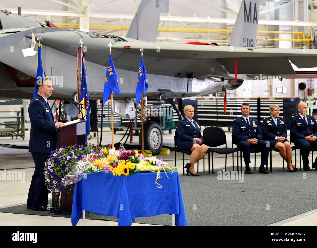 U.S. Air Force Col. Tom ‘Sling’ Bladen, 104th Fighter Wing Commander ...