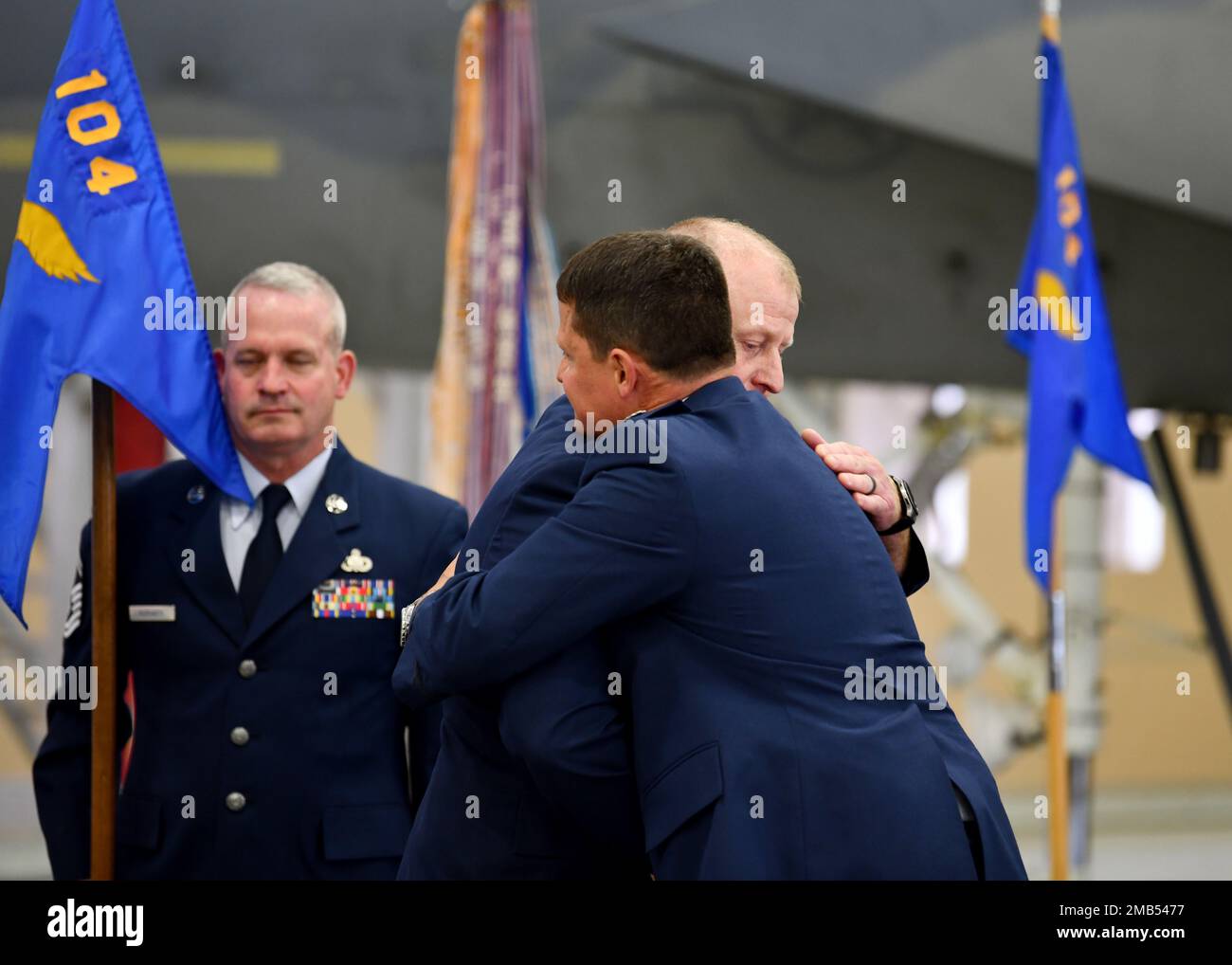 U.S. Air Force Lt. Col. Peter Carr, 104 Fighter Wing Vice Commander ...
