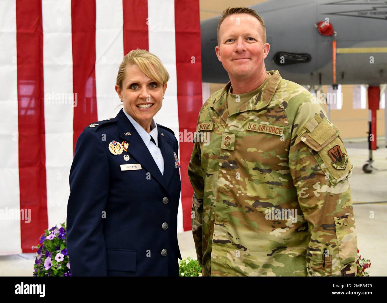 U.S. Air Force Lt. Col. Sherri Hrovatin, former 104th Mission Support ...