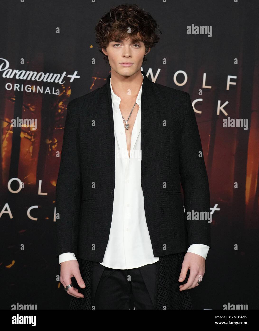 Tyler Lawrence Gray arrives at Paramount+'s WOLF PACK Los Angeles ...