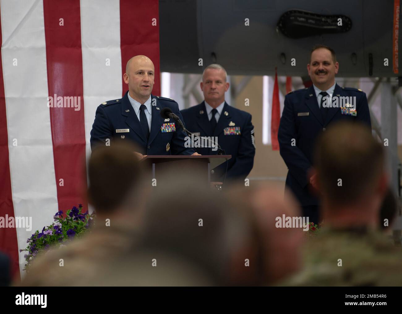 U.S. Air Force Lt. Col Andrew ‘Shaggy’ St. Jean, 104th Mission Support ...