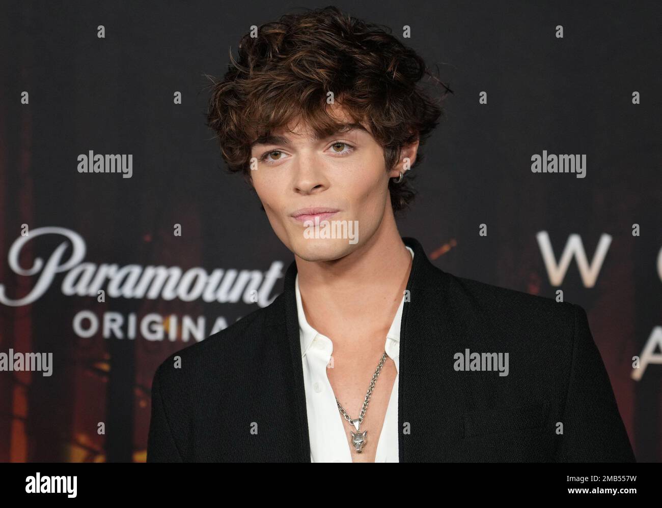 Tyler Lawrence Gray arrives at Paramount+'s WOLF PACK Los Angeles ...