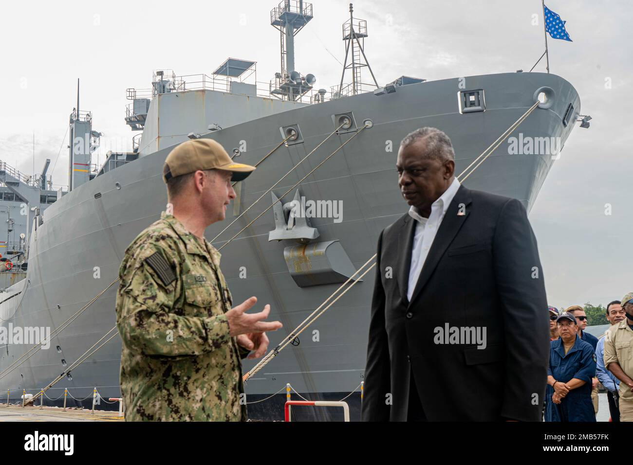 220612-N-HG389-0127 SINGAPORE Rear Adm. Mark Melson, Commander ...