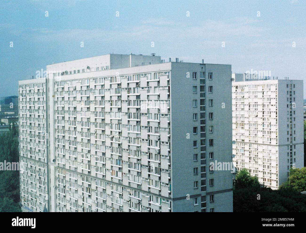 Soviet Housing in Warsaw - Osiedle Za Żelazną Bramą. Analog Photo shot ...