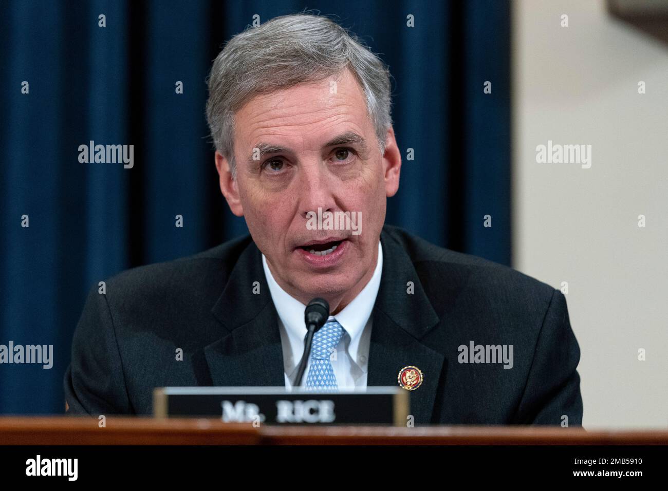 FILE - Rep. Tom Rice, R-S.C., questions IRS commissioner Charles Rettig ...