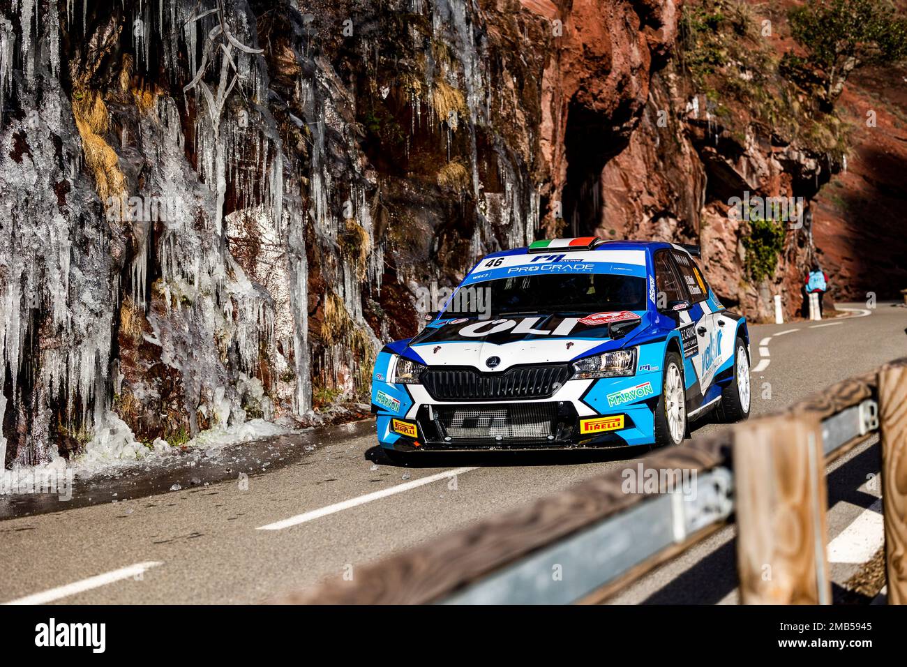 46 Simone NIBOLI (ITA), Battista BRUNETTI (ITA), SIMONE NIBOLI, SKODA Fabia Evo, RC2, Rally2 ...