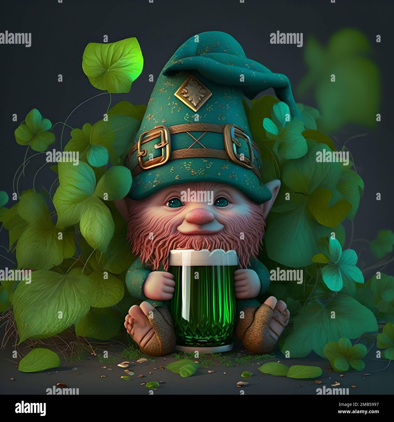 Saint patrick day leprechaun character hi-res stock photography and ...