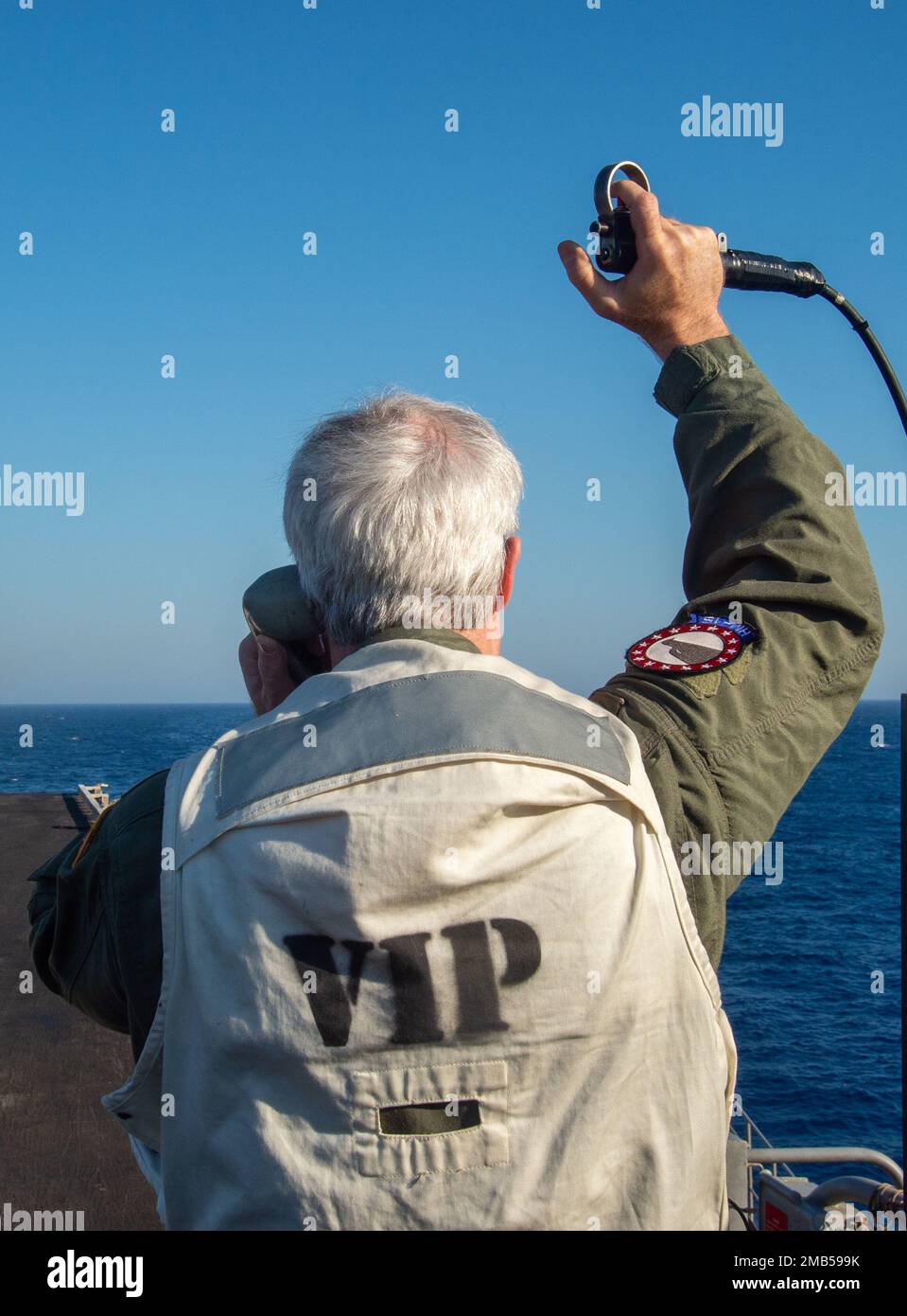 220612-N-BP862-2416 IONIAN SEA (June 12, 2022) Rear Adm. John Meier ...