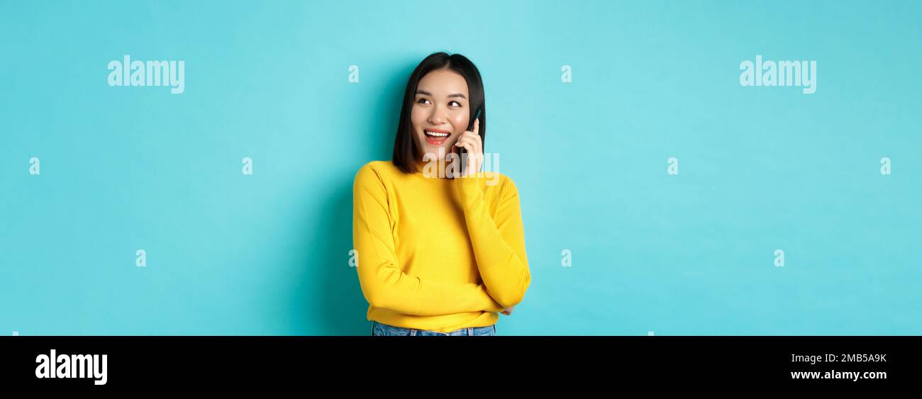 Korean calling hi-res stock photography and images - Alamy