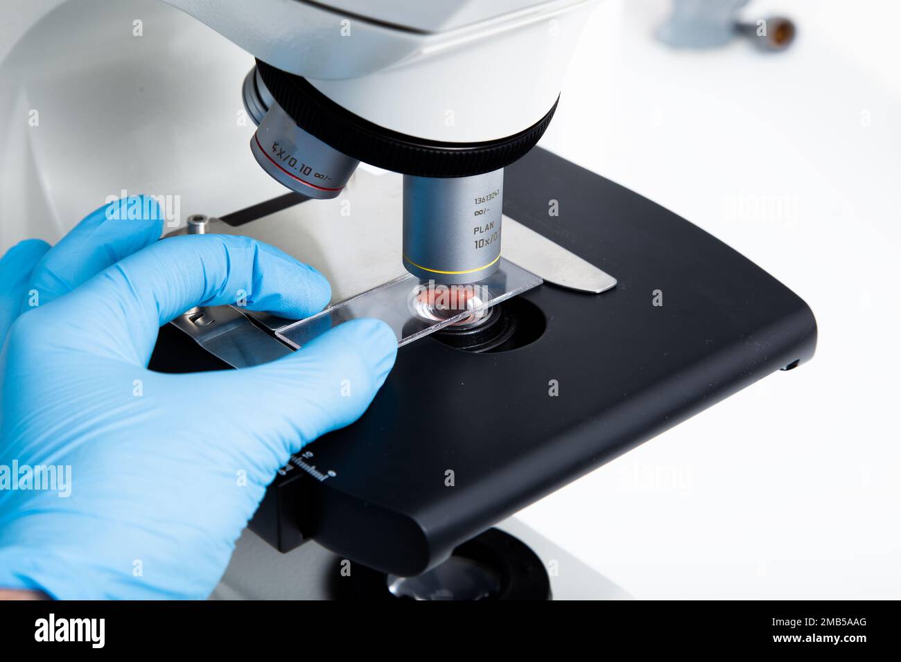 microscope at the medicine and biology laboratory Stock Photo - Alamy