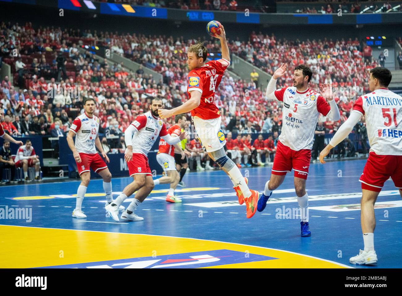 Malmo, Sweden. 19th Jan, 2023. Simon Pytlick (43) of Denmark seen ...