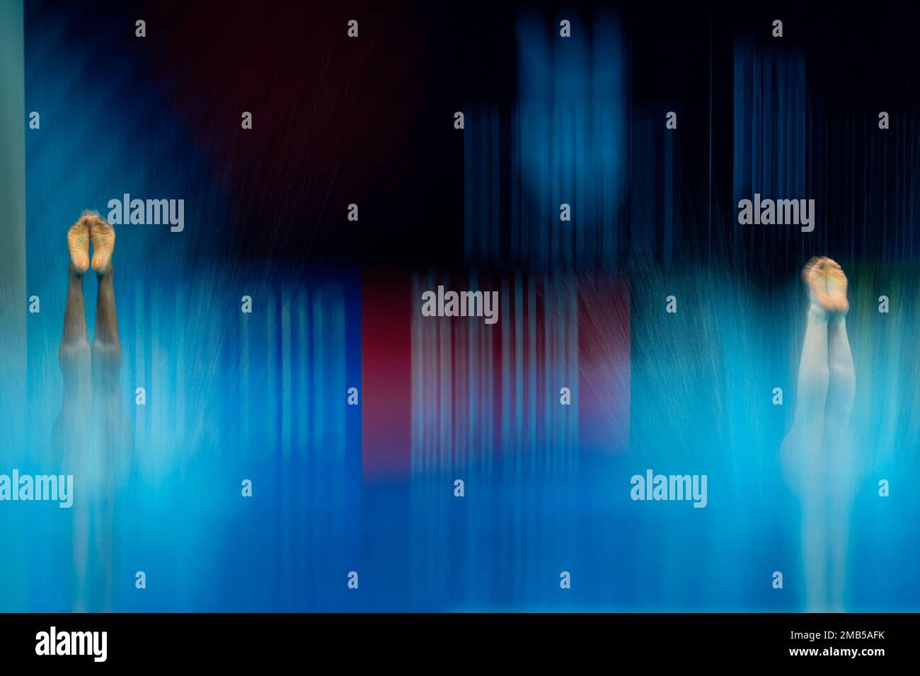 Desharne Bent-Ashmeil and Amy Rollinson of Great Britain compete during ...