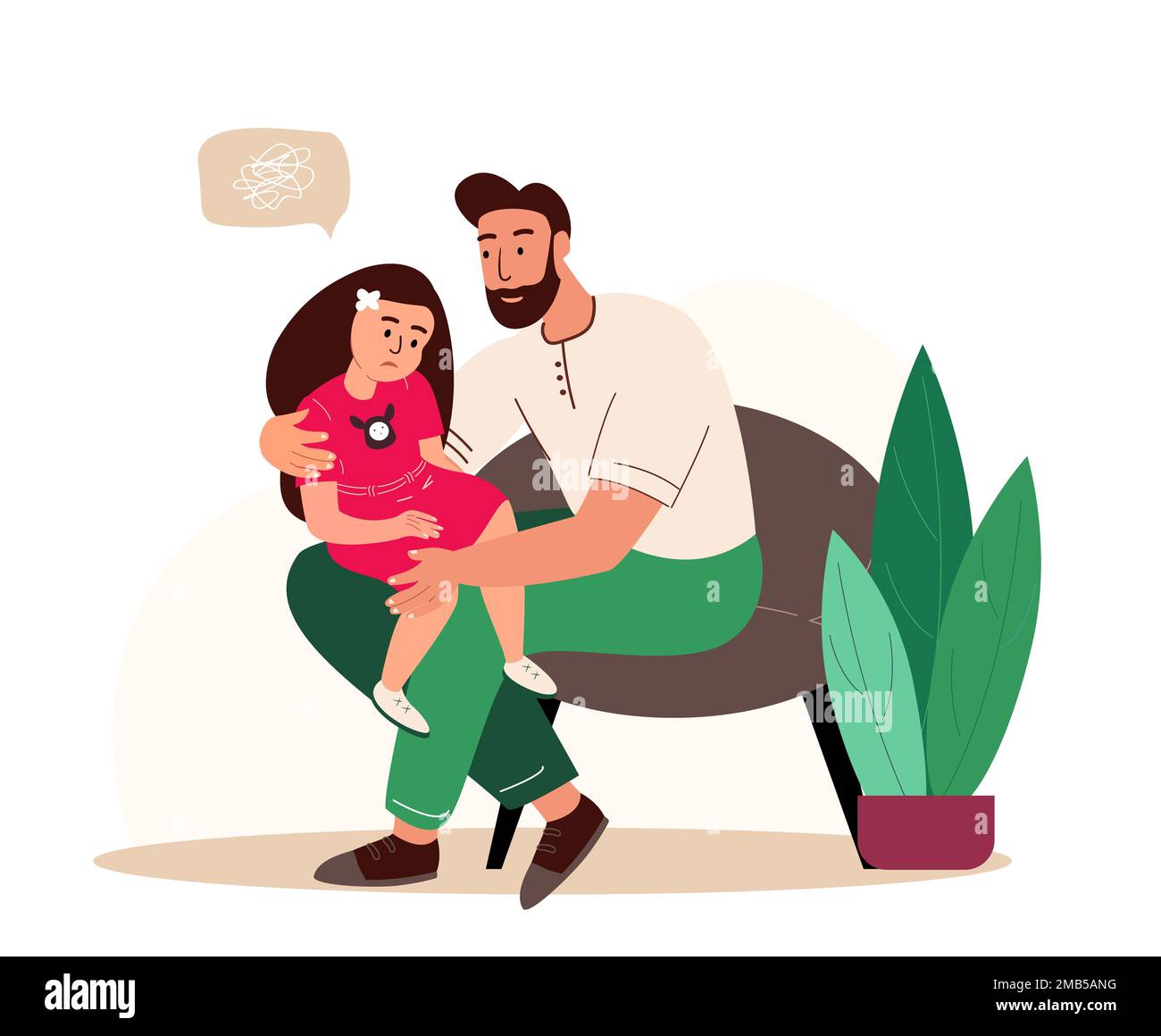 Parent Support his Child,Girl,Father helping resolve difficult ...