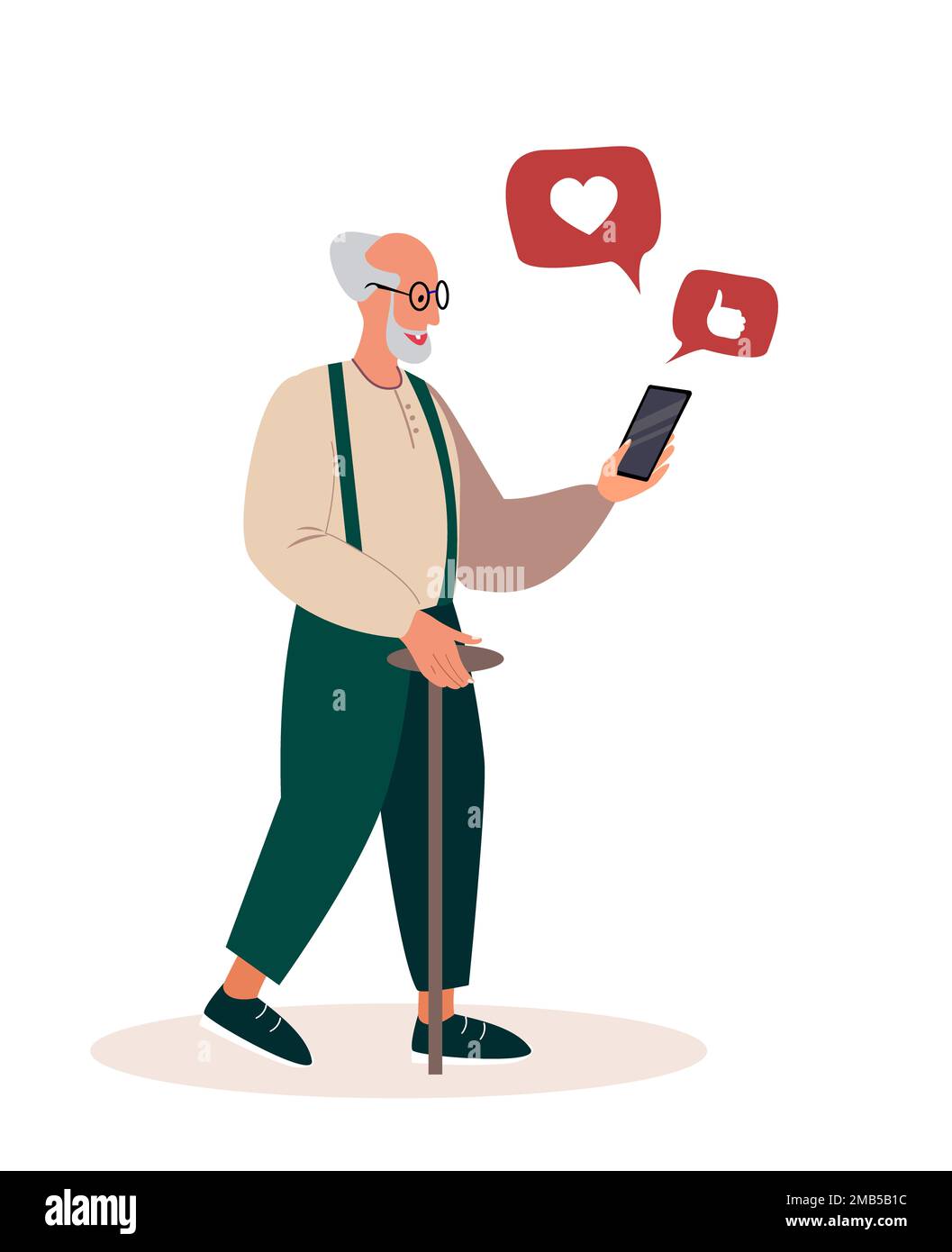 Speak old man Cut Out Stock Images & Pictures - Alamy