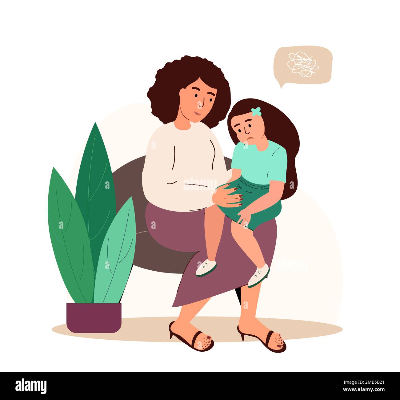 Mom daughter Cut Out Stock Images & Pictures - Alamy