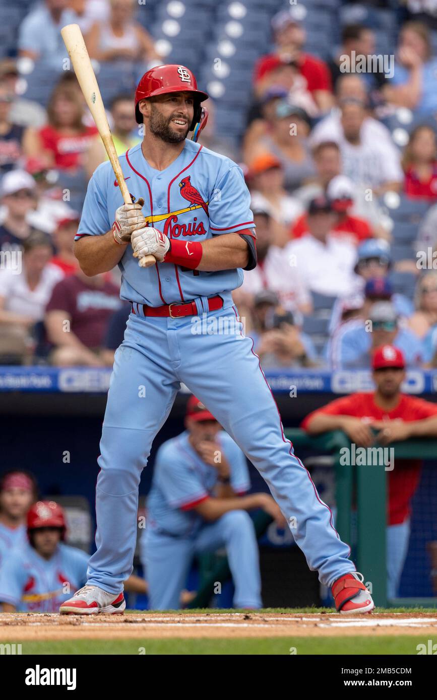 St. Louis Cardinals' Paul Goldschmidt (46) in action during a baseball ...
