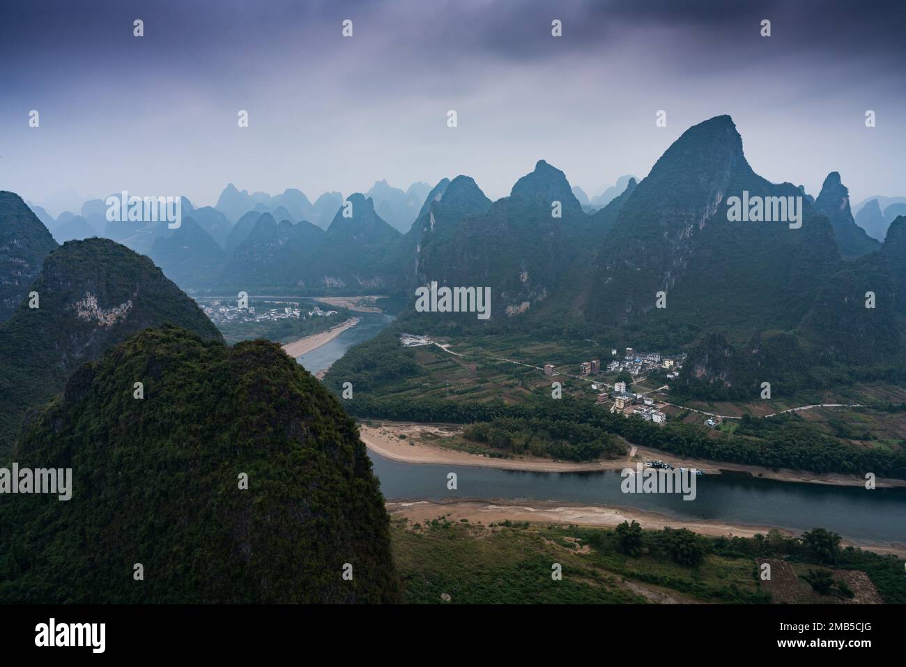 Guilin, yangshuo "xianggong" mountain Stock Photo - Alamy
