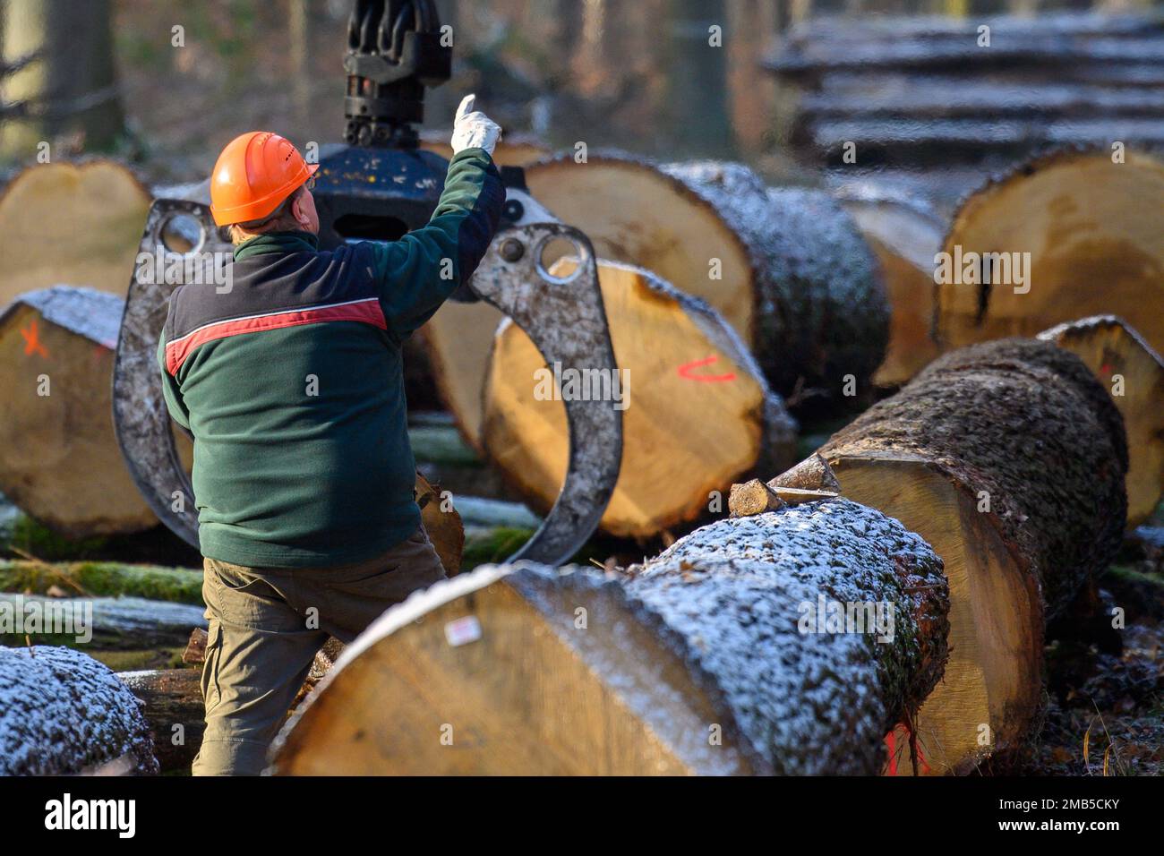 Altenhausen, Germany. 20th Jan, 2023. Harald Eisenkrätzer, district ...