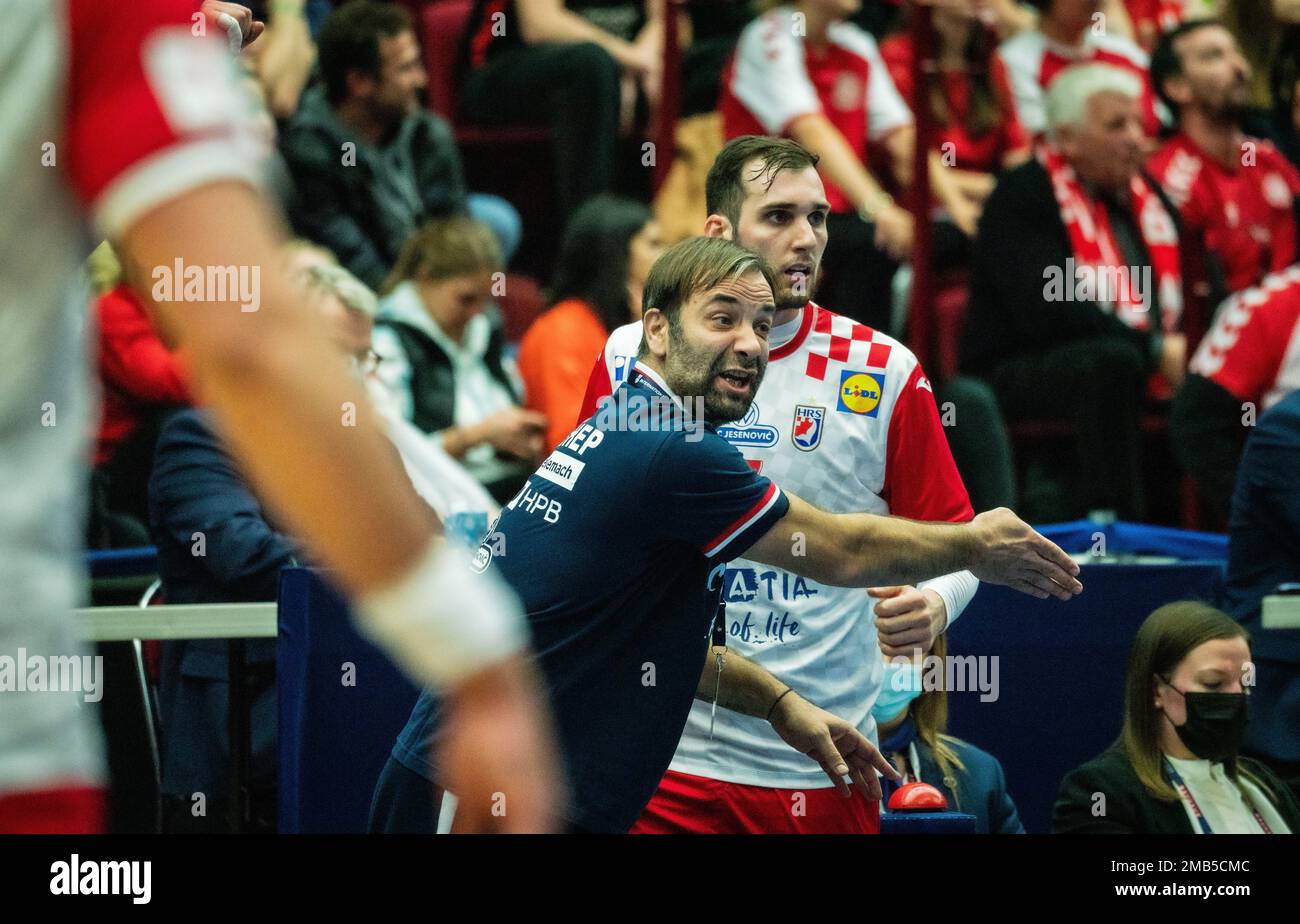 Malmo, Sweden. 19th Jan, 2023. Assistant coach Ivano Balic of Croatia ...