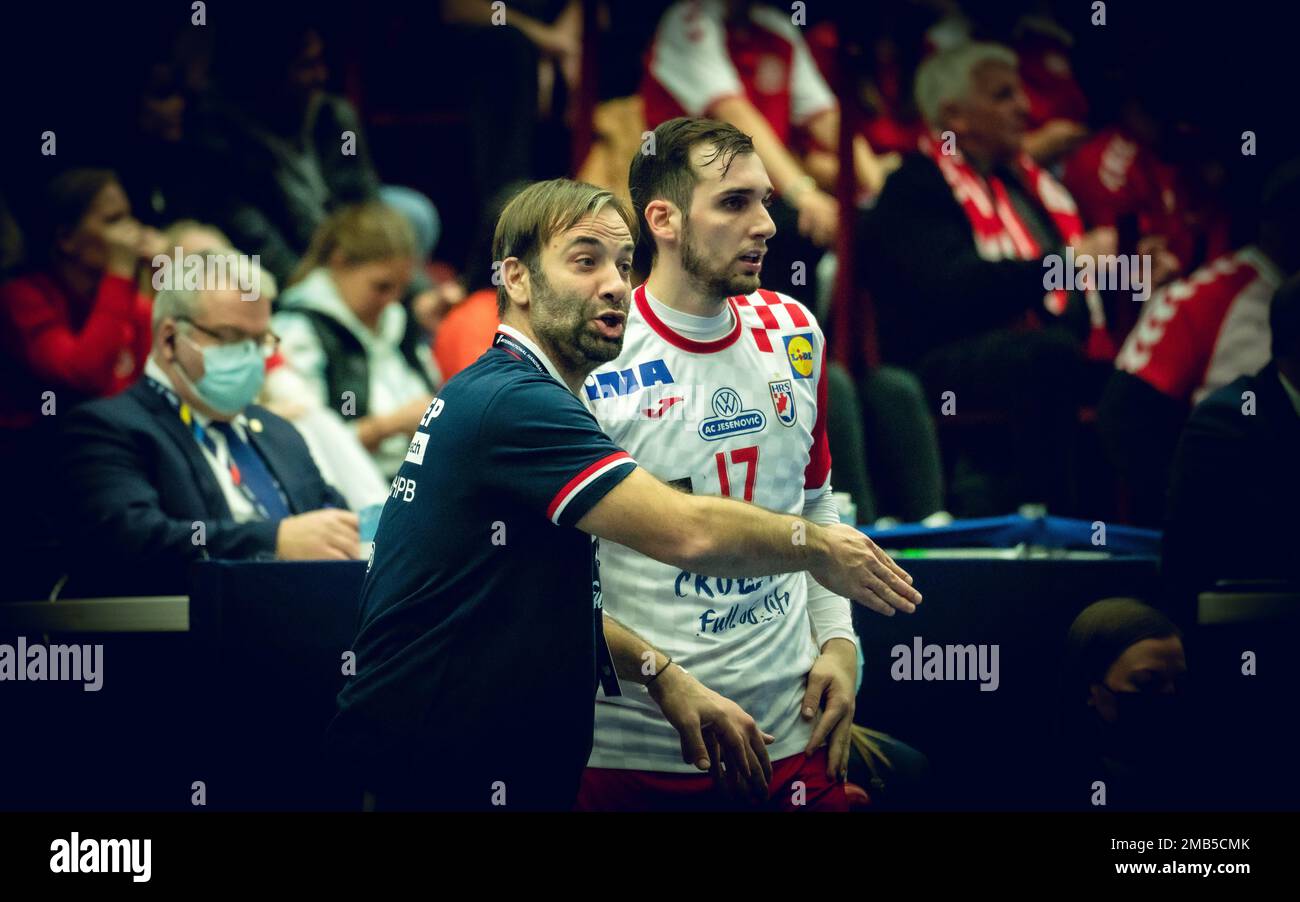 Malmo, Sweden. 19th Jan, 2023. Assistant coach Ivano Balic of Croatia ...