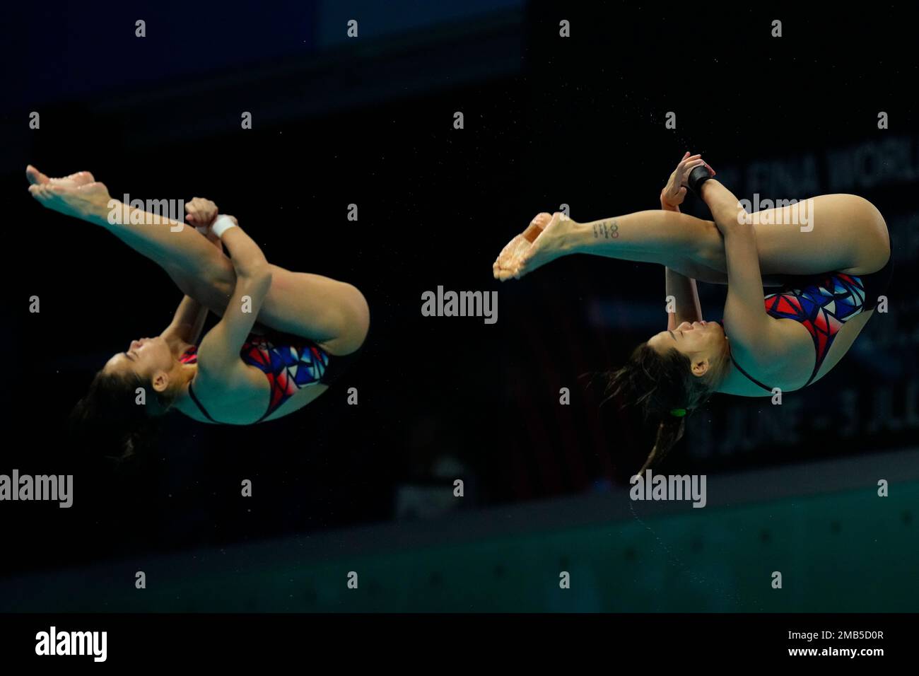 Yan yee NG annd Nur Dhabitah Sabri of Malaysia compete during the women ...