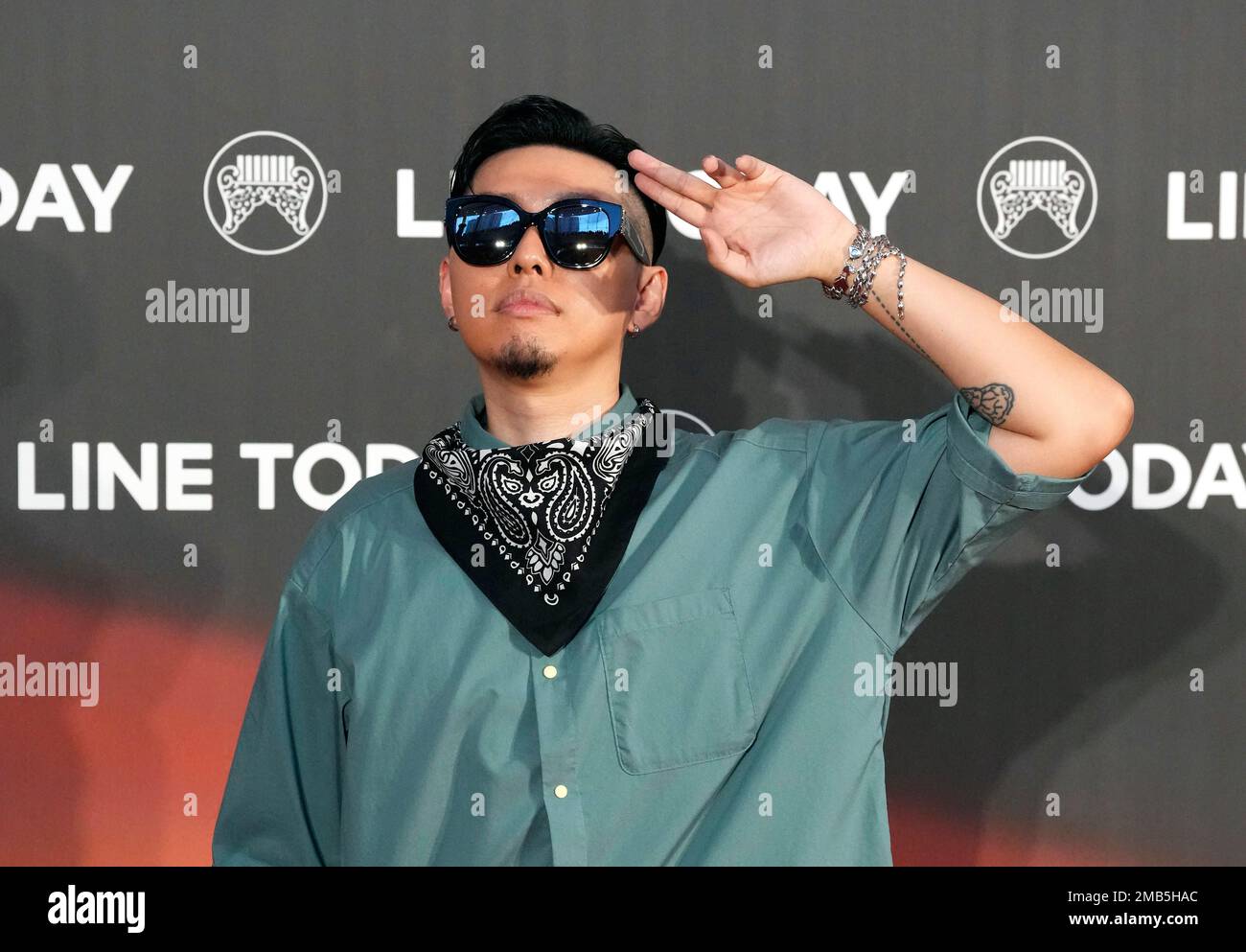 Taiwanese singer Soft Lipapa poses for a photo as he arrives for the ...