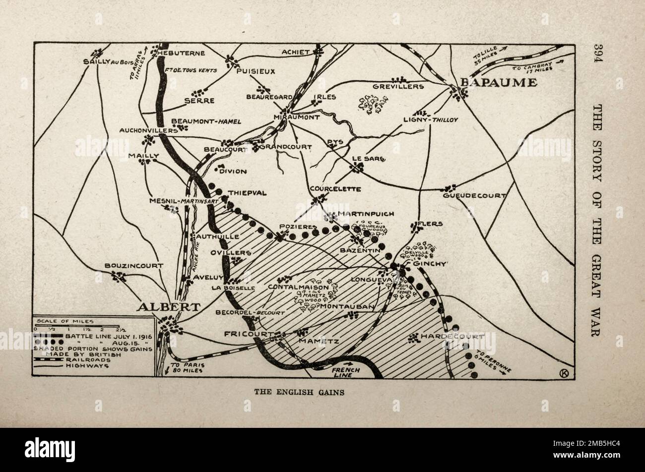 Somme map hi-res stock photography and images - Alamy