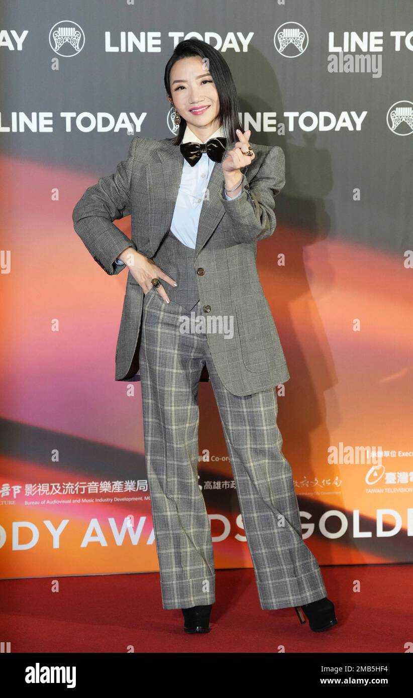 Taiwanese singer Matilda Tao poses for a photo as she arrives for the ...