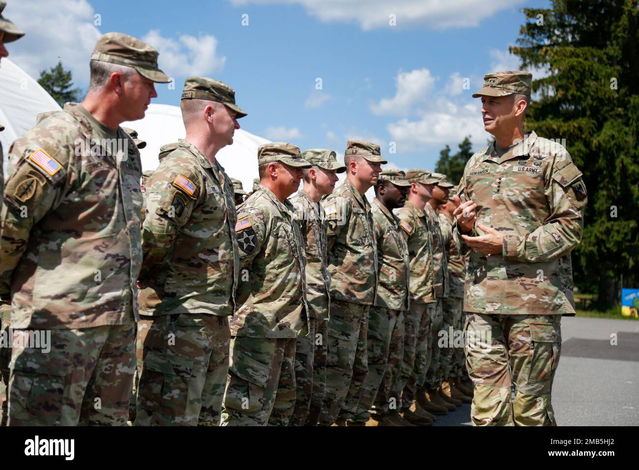 Army Gen. Daniel Hokanson, chief, National Guard Bureau, visits ...
