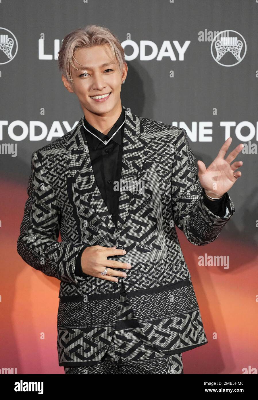 Taiwanese singer Aaron Yan arrives at the 33th Golden Melody Awards in ...