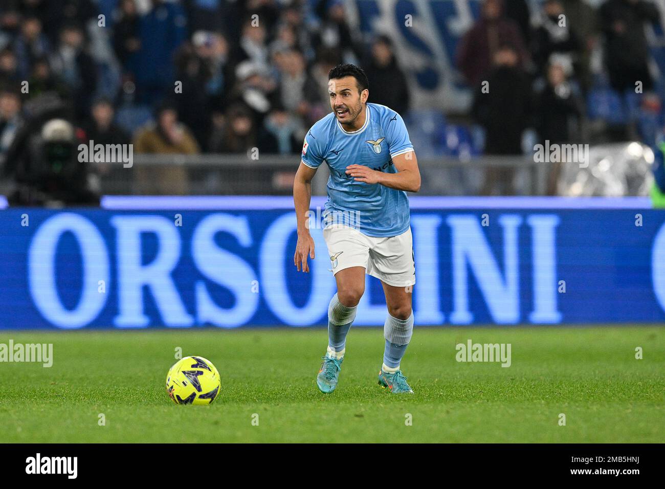 Rome, Italy, 15 Jan, 2023 Pedro of SS Lazio at the Lazio vs Bologna ...