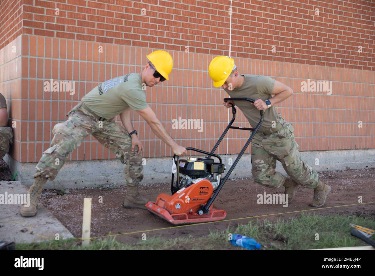 Spc. Kason Rhodes and Spc. Edwin Ochoa of 842nd Engineer Compay, South ...