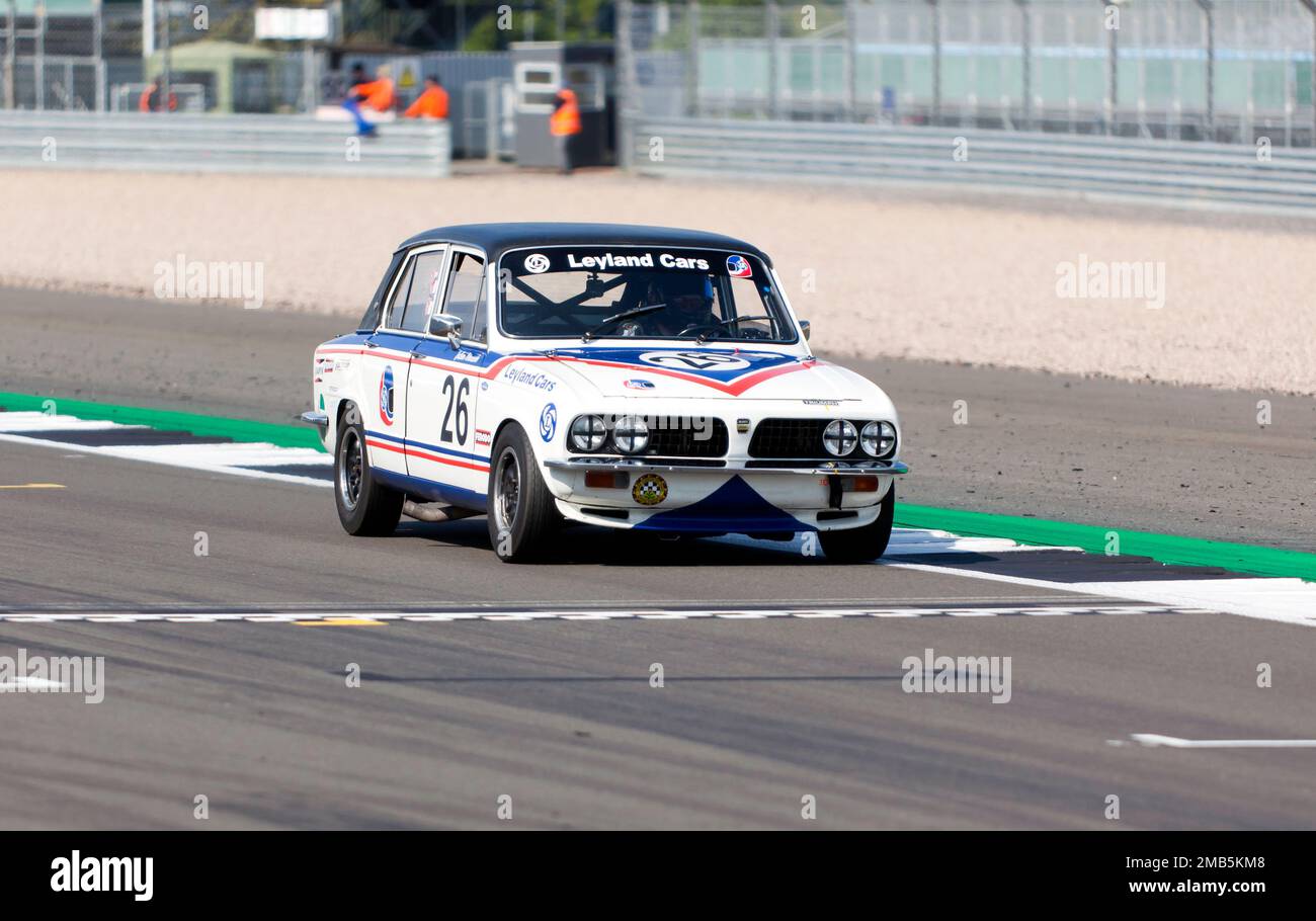 Myles Poulton's 1973, BL Livery, Triumph Dolomite BL, during the Tony ...