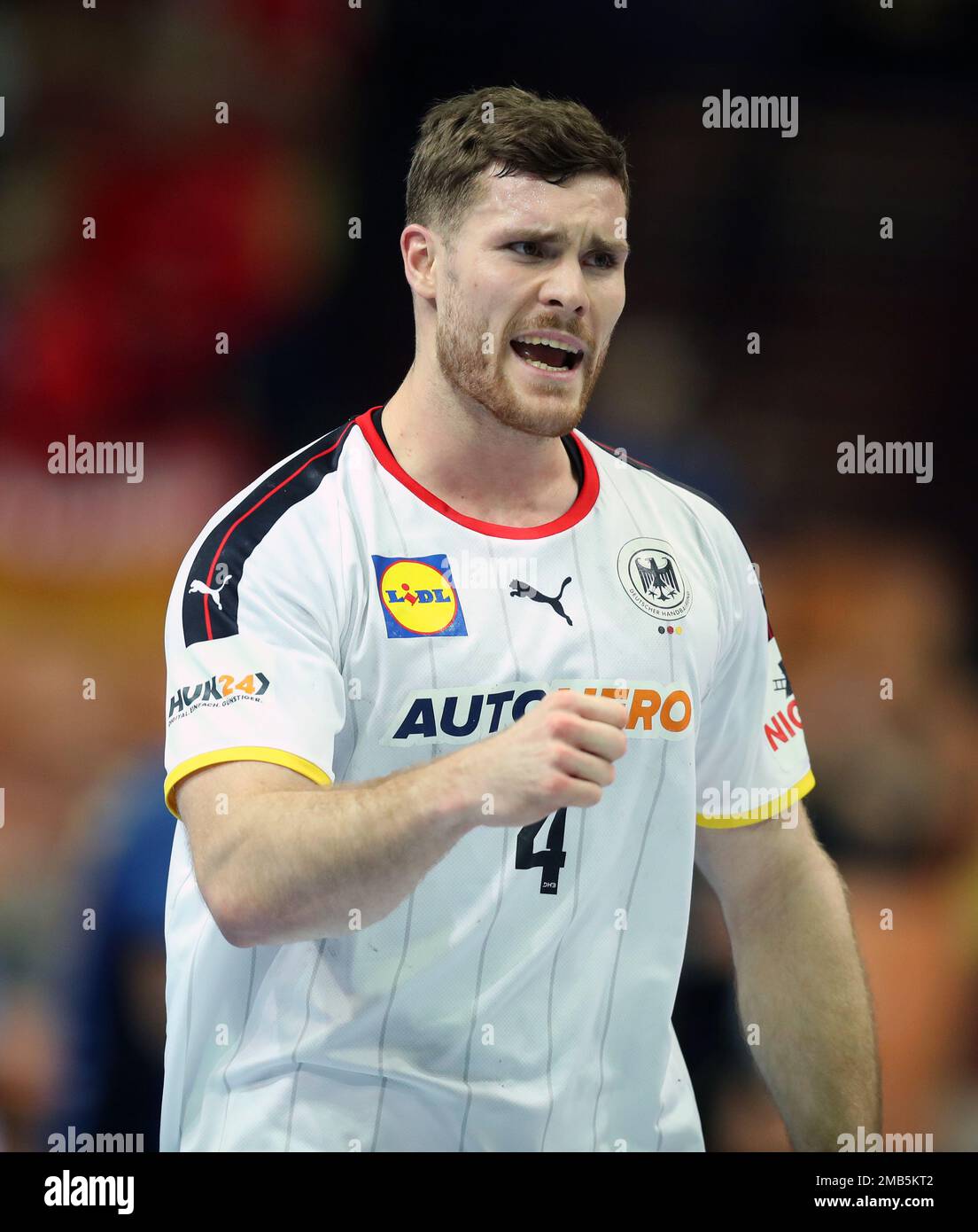 Johannes Golla of Germany Germany vs Argentina 28th IHF Men`s Handball ...