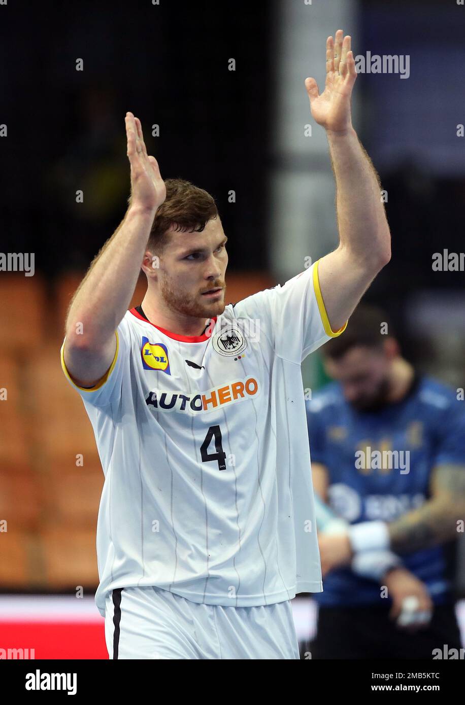 Johannes Golla of Germany Germany vs Argentina 28th IHF Men`s Handball ...