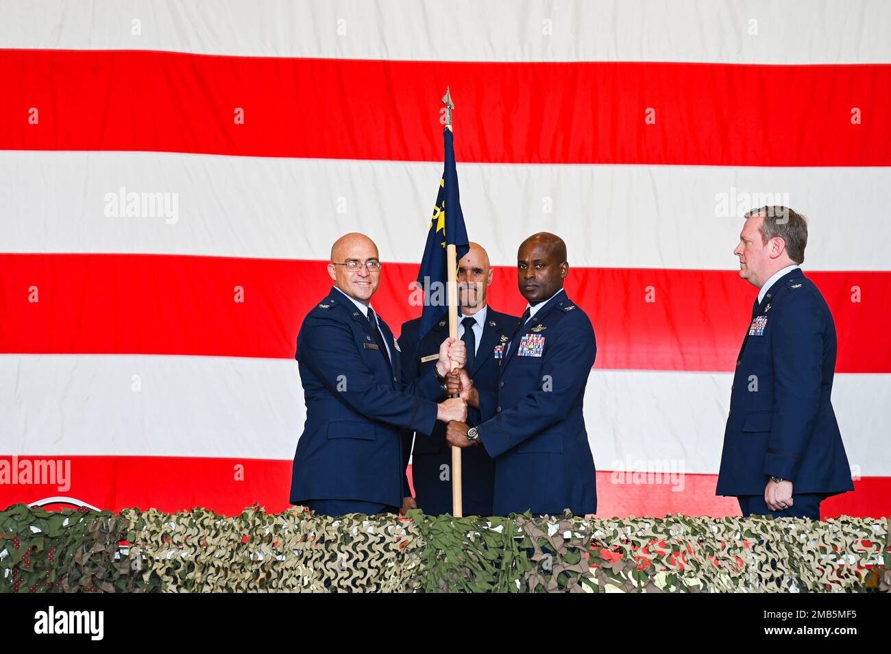 U.S. Air Force Col. Sheldon B. Wilson relinquishes command of the 165th ...